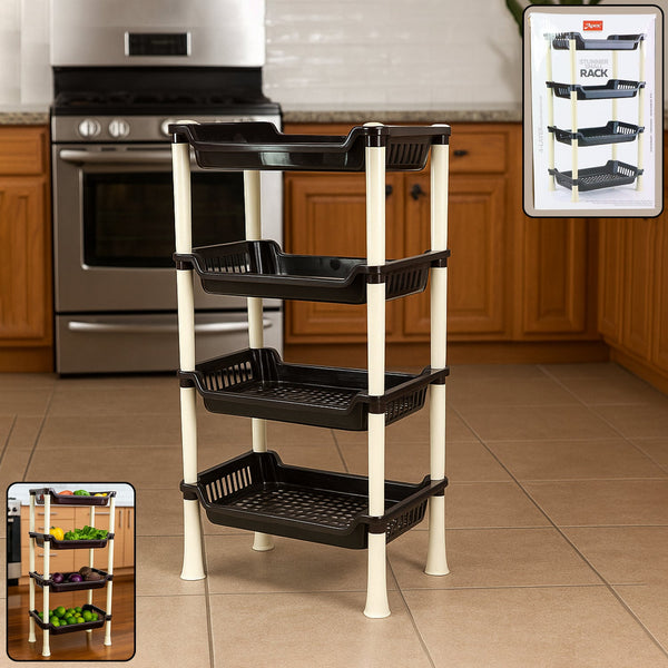 Apex 4-Layer Small Multipurpose Plastic Storage Rack – realbenzcontent.com